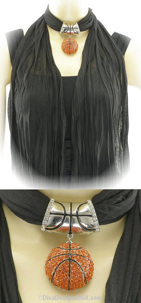 Basketball Pendant Scarf – All That Glitters
